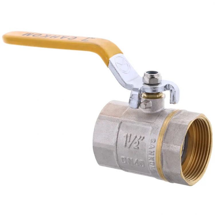 Купити Кран кульовий СК 1 1/2" ГГВ YELLOW ART.602 (WP0084) по ціні 409 грн. в інтернет магазині ...