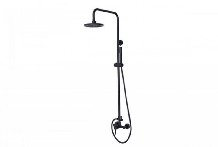 Купити Душевая система наружного монтажа DECCO/ILLUSION (черный матовый) по ціні 25 829 грн. в ...