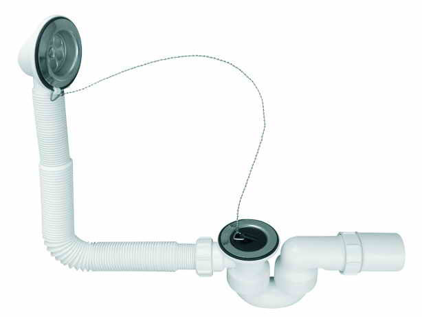 Купити Сифон для ванны обычный HC30-EX по ціні 490 грн. в інтернет магазині santehnika-online.com.ua